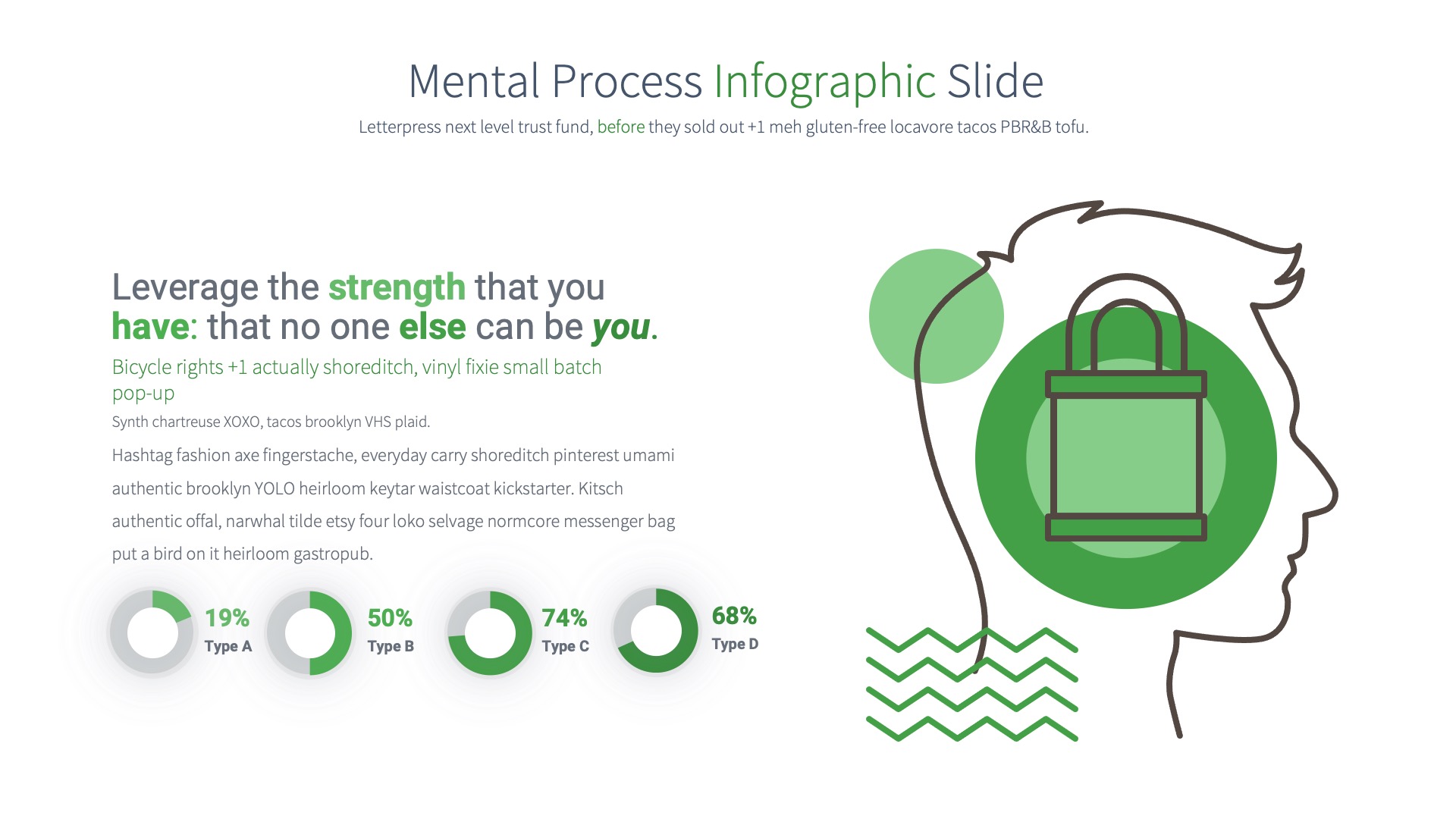 Mental Process - PowerPoint Infographics Slides, Presentation Templates