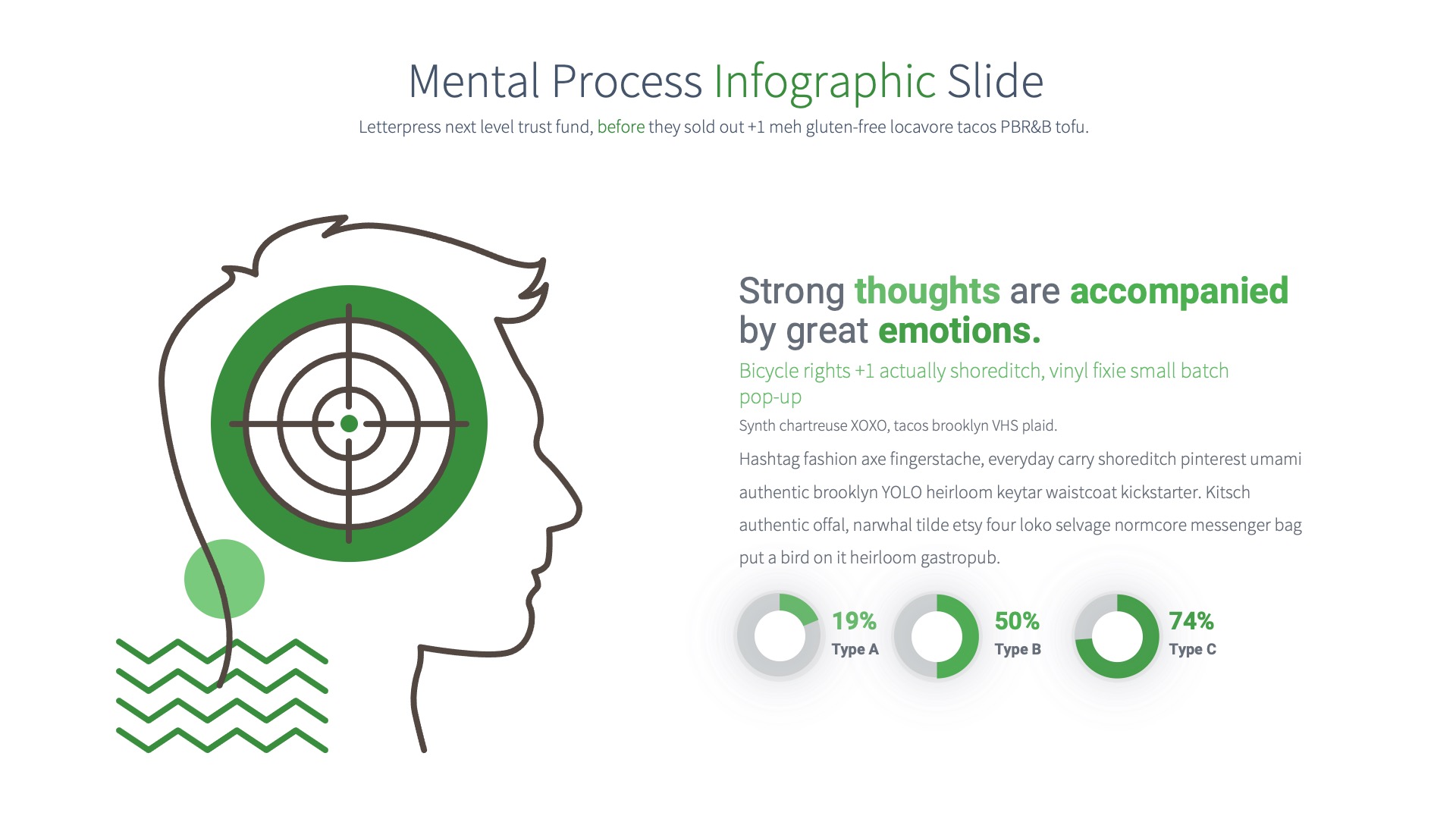Mental Process - PowerPoint Infographics Slides, Presentation Templates