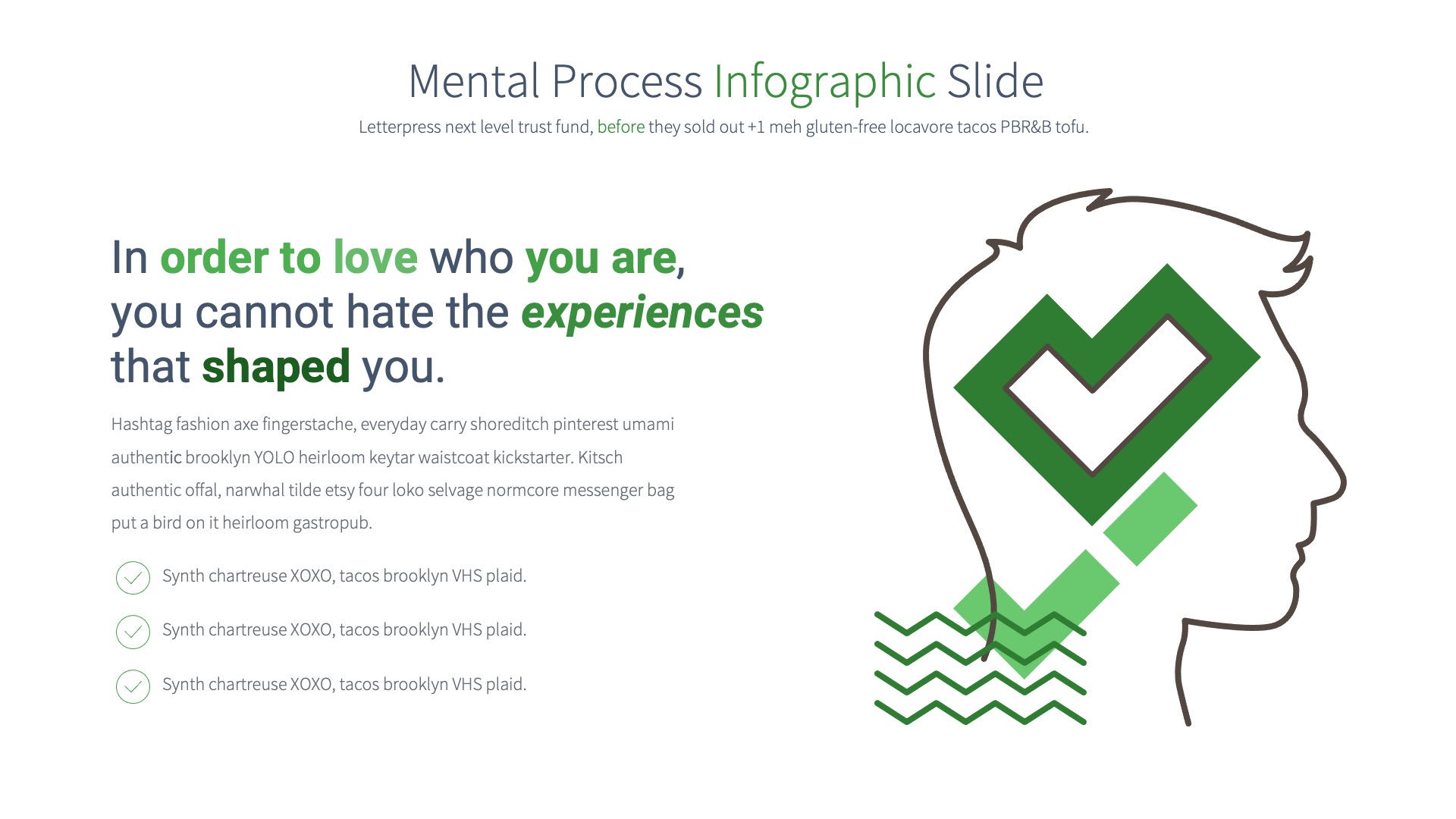 Mental Process - PowerPoint Infographics Slides, Presentation Templates