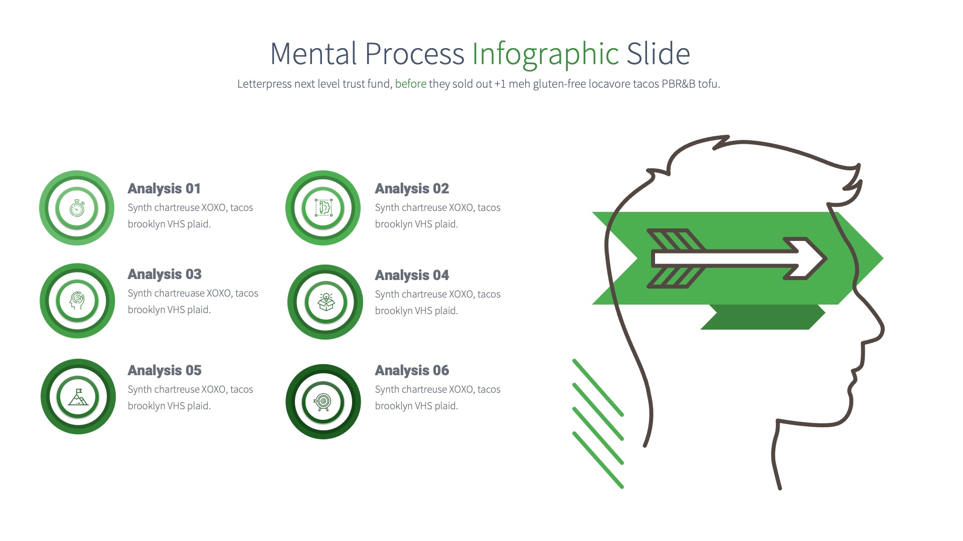 Mental Process - PowerPoint Infographics Slides, Presentation Templates