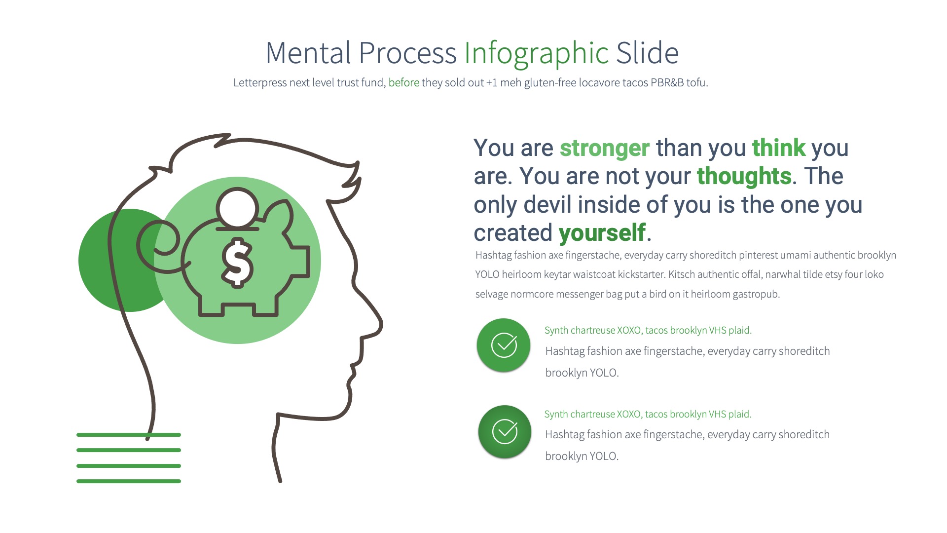 Mental Process - PowerPoint Infographics Slides, Presentation Templates