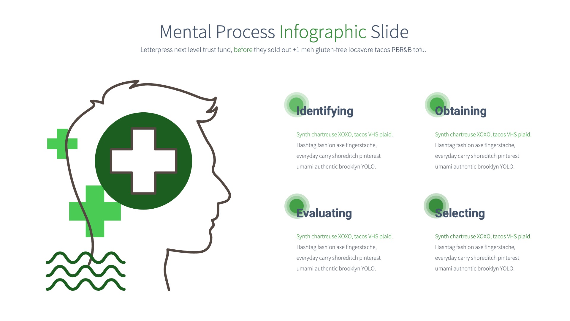 Mental Process - PowerPoint Infographics Slides, Presentation Templates