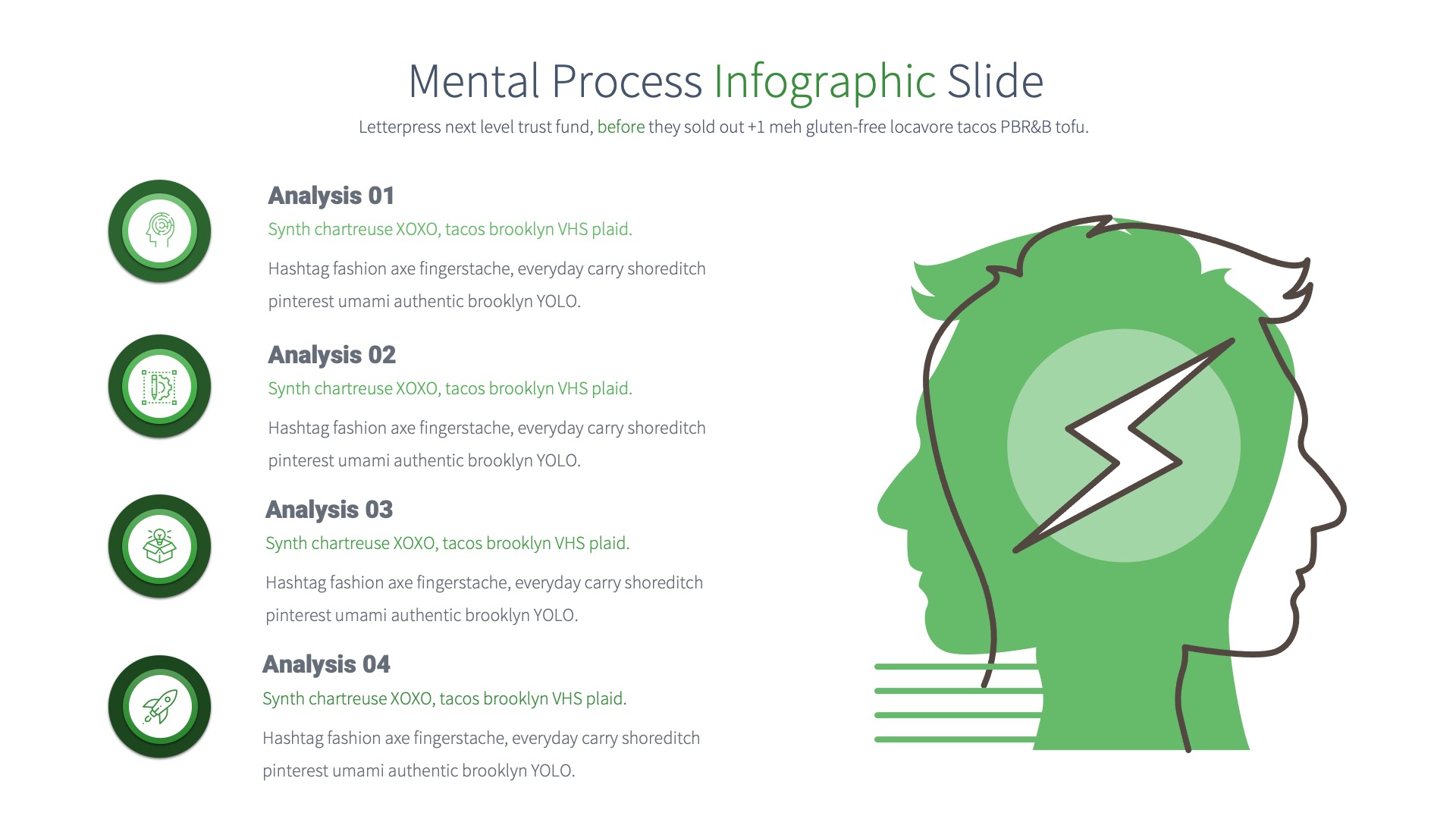 Mental Process - PowerPoint Infographics Slides, Presentation Templates