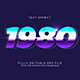 1980 Retro Vintage Text Effect Font Type, Add-ons | GraphicRiver