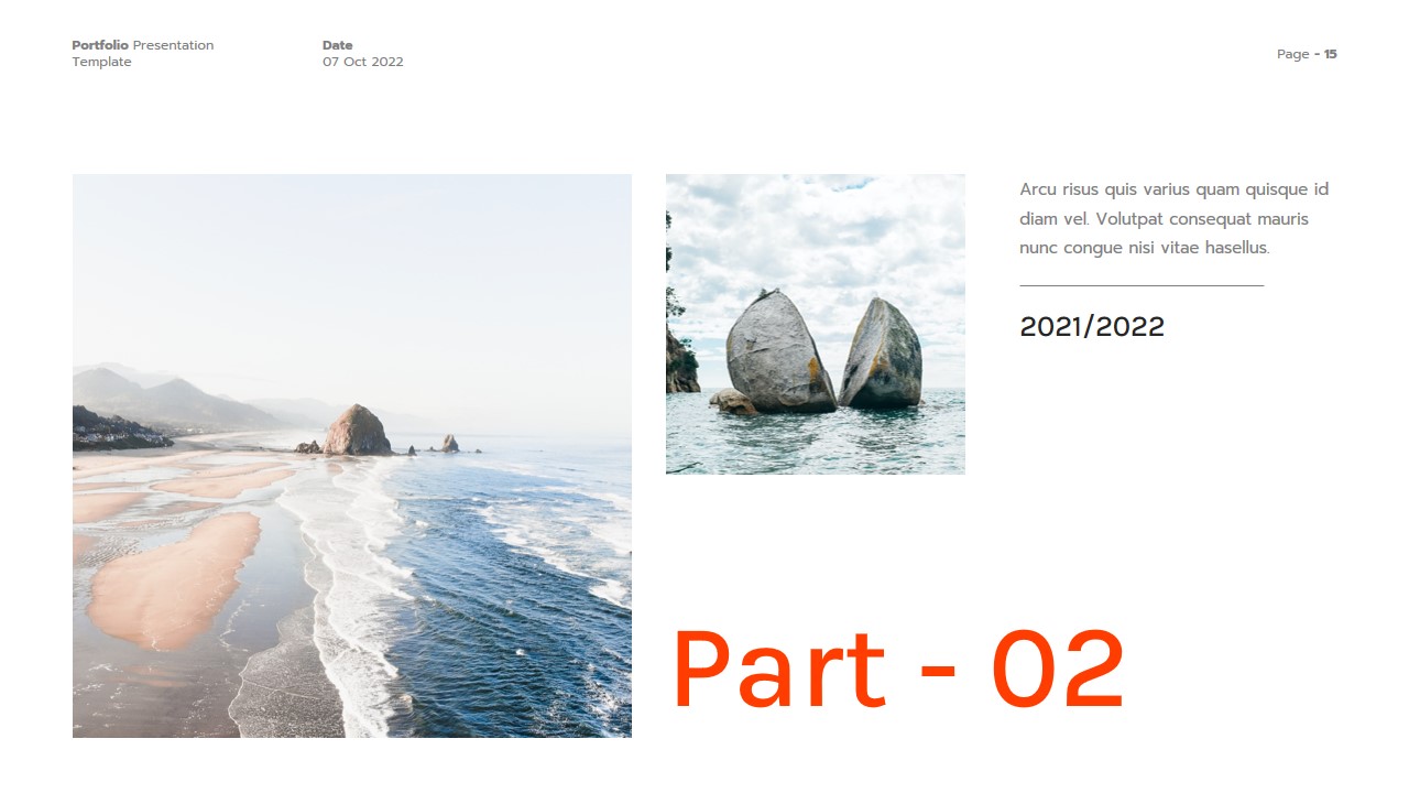 Bahadur - Minimalist White Simple Red Portfolio Photography ...