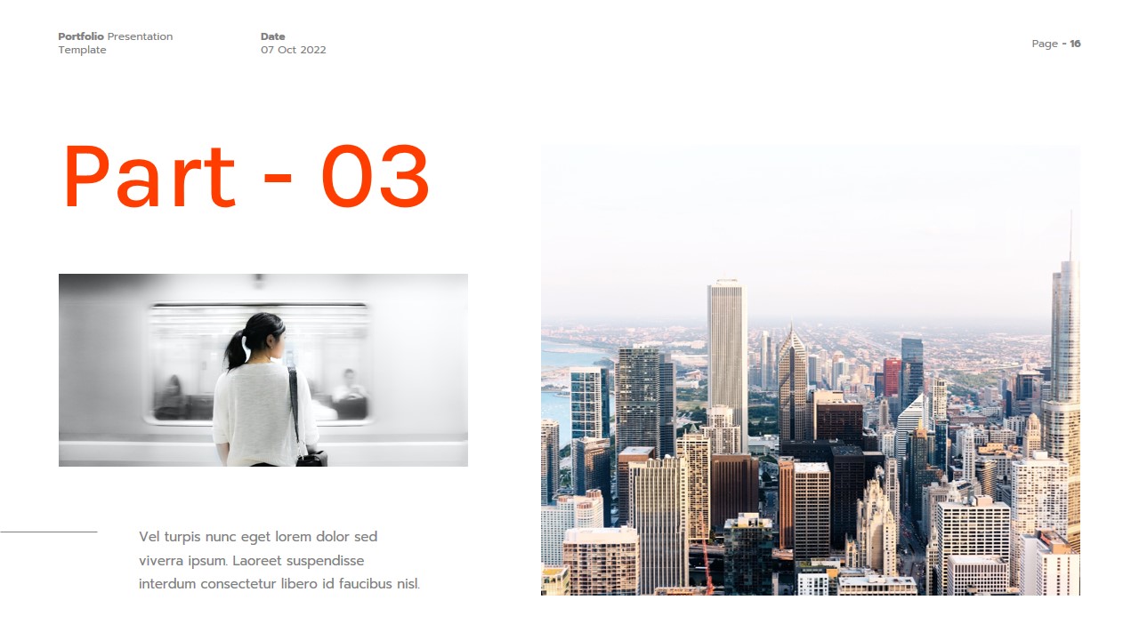 Bahadur - Minimalist White Simple Red Portfolio Photography ...