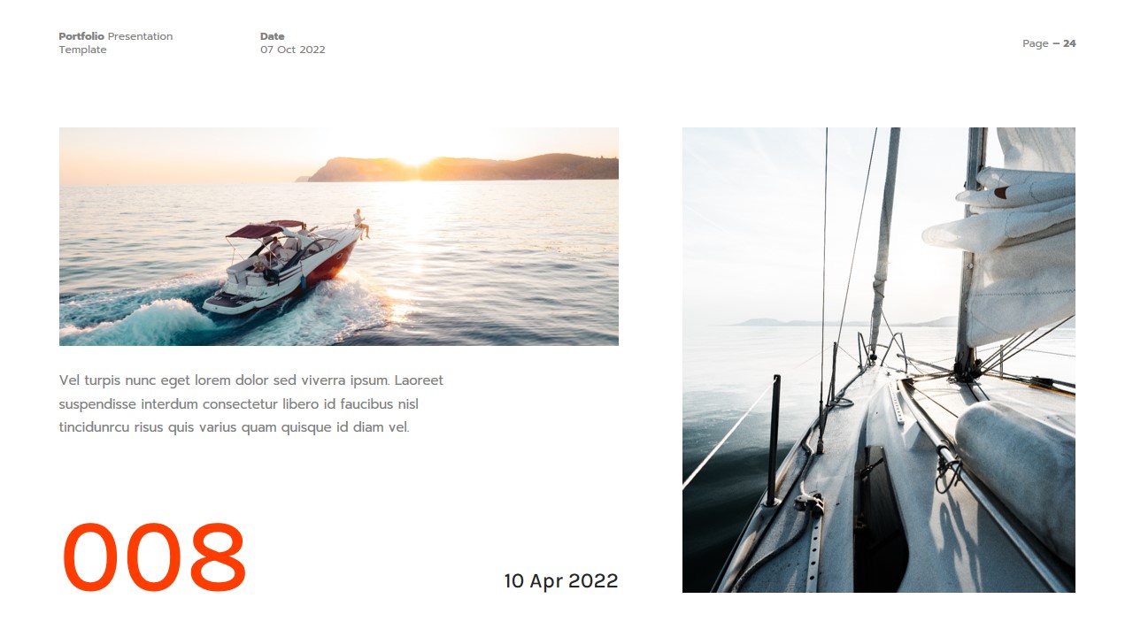 Bahadur - Minimalist White Simple Red Portfolio Photography ...