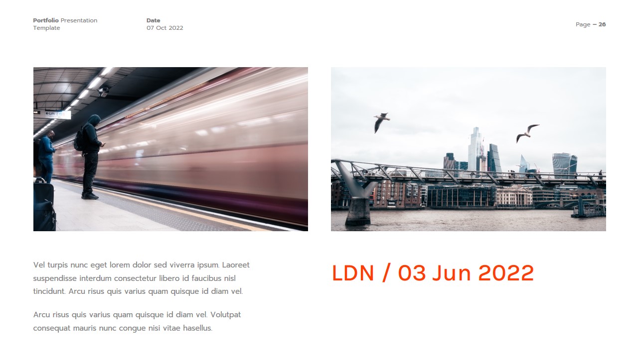 Bahadur - Minimalist White Simple Red Portfolio Photography ...