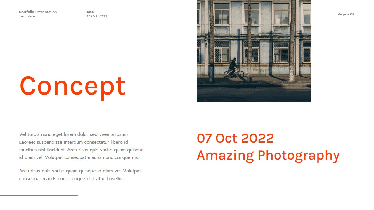 Bahadur - Minimalist White Simple Red Portfolio Photography ...