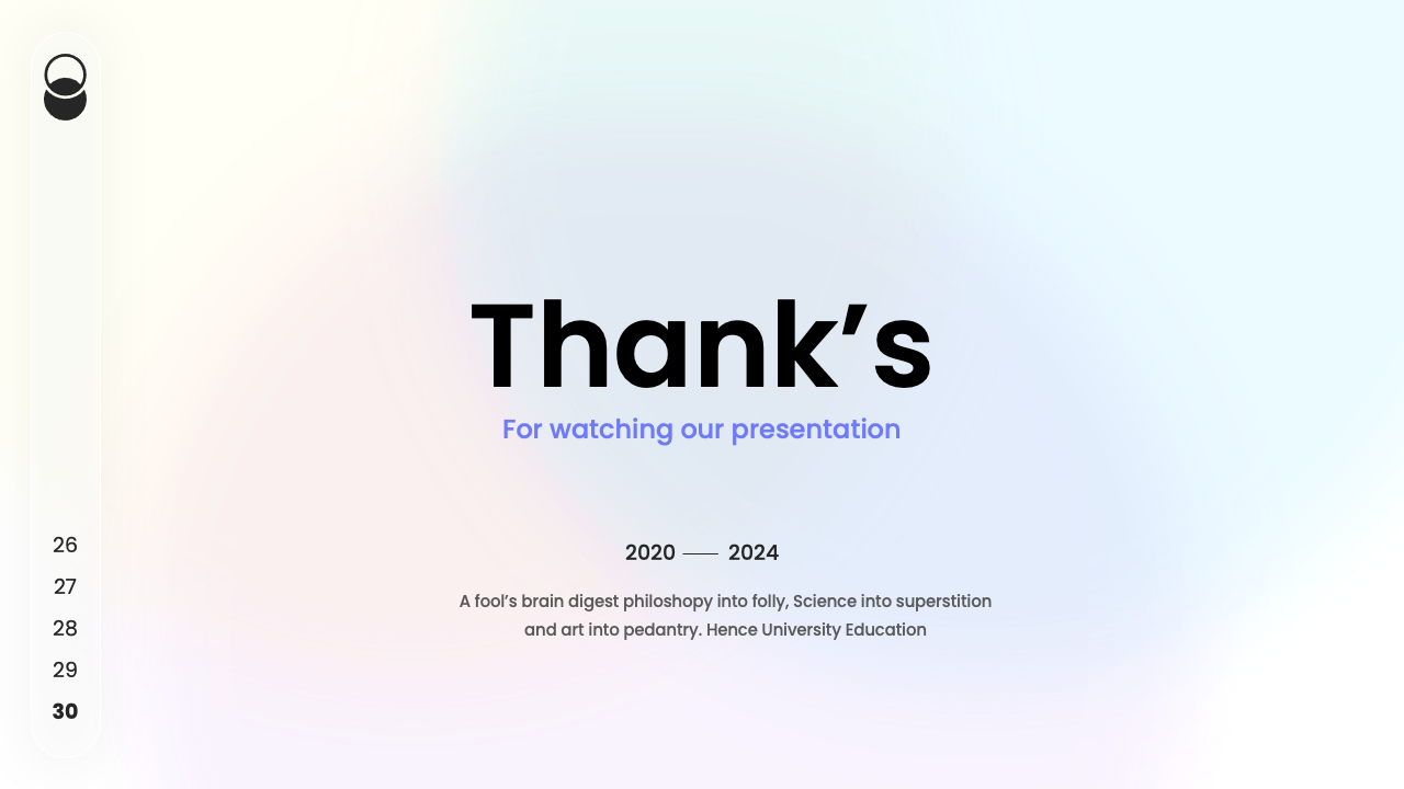 School Yearbook Gradient Google Slides Template, Presentation Templates