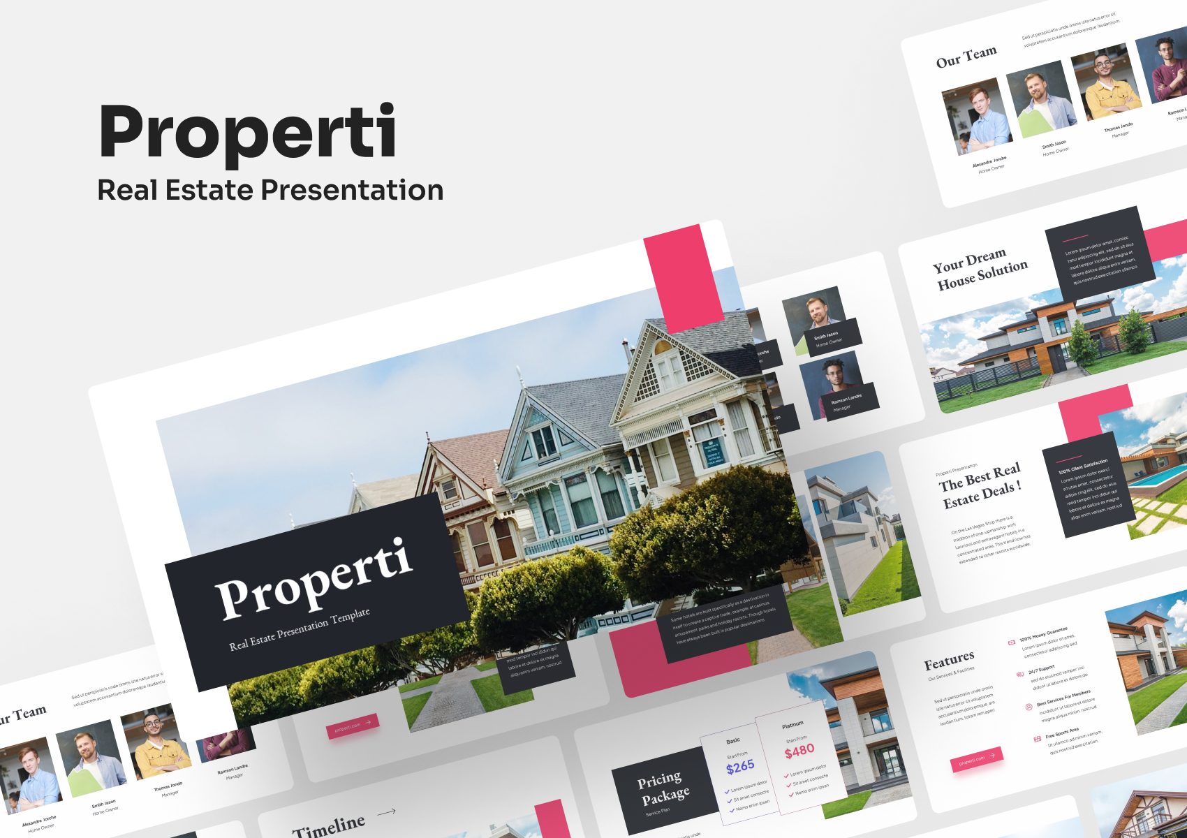 Properti - Real Estate PowerPoint Presentation, Presentation Templates