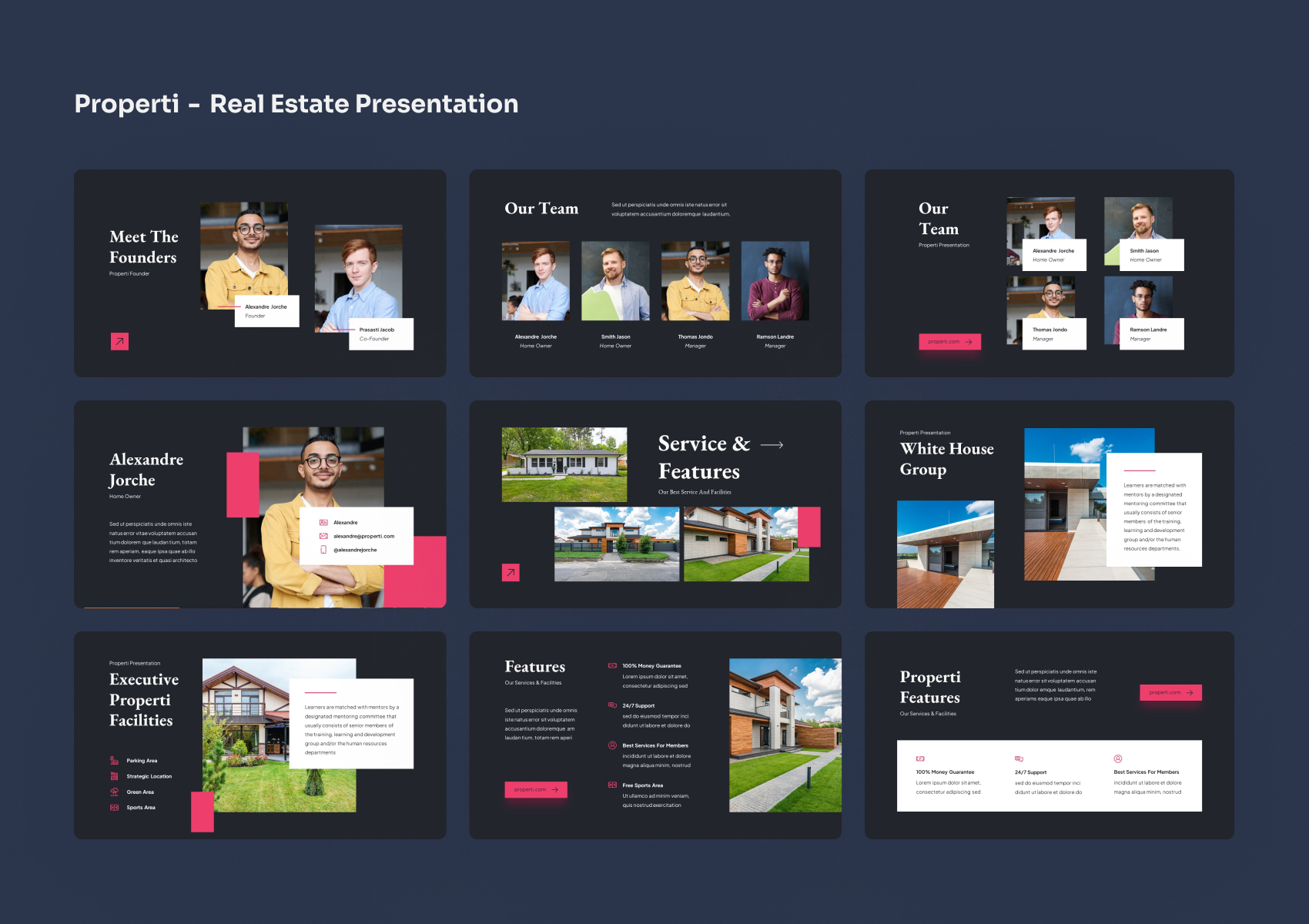 Properti - Real Estate PowerPoint Presentation, Presentation Templates