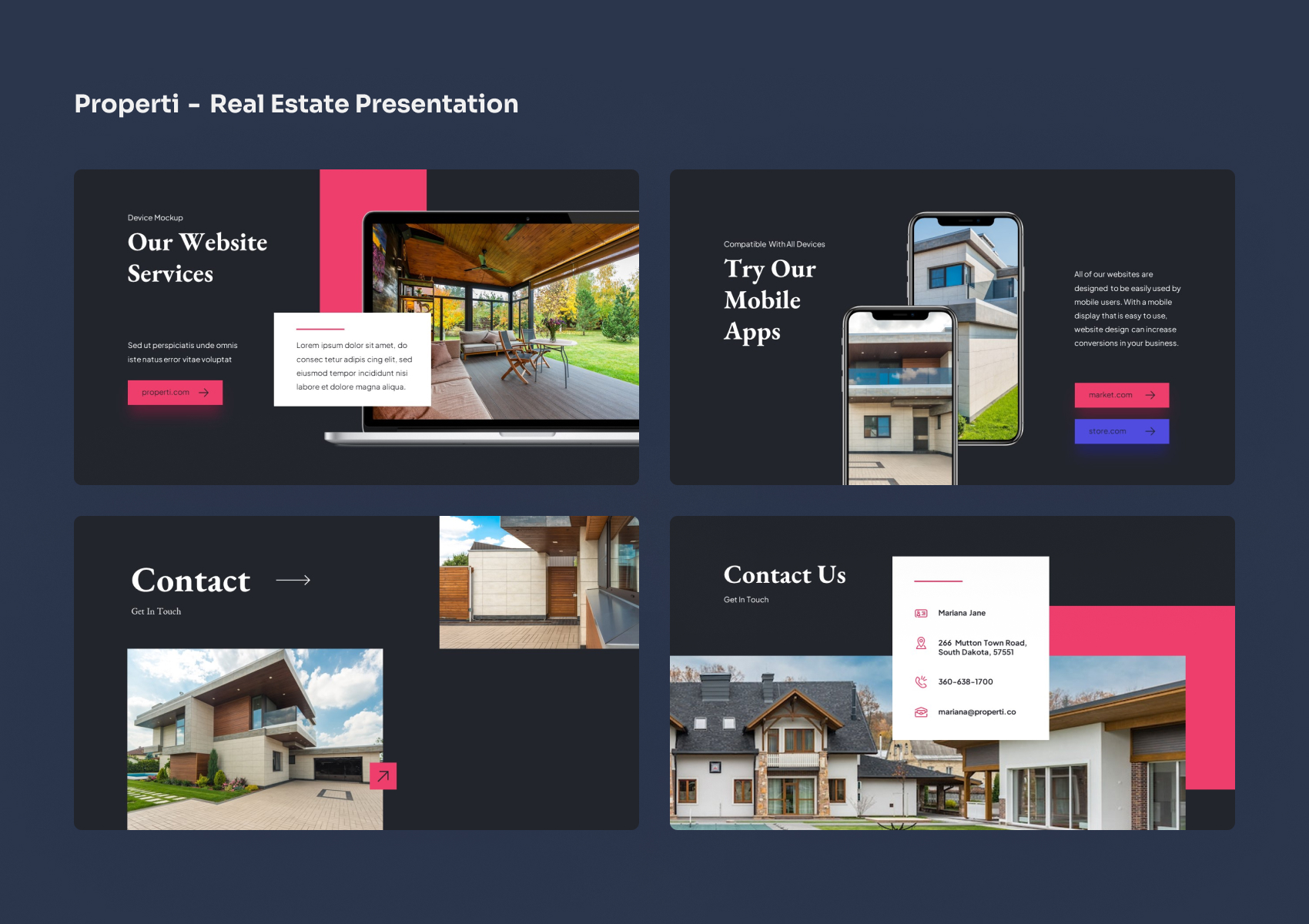 Properti - Real Estate PowerPoint Presentation, Presentation Templates