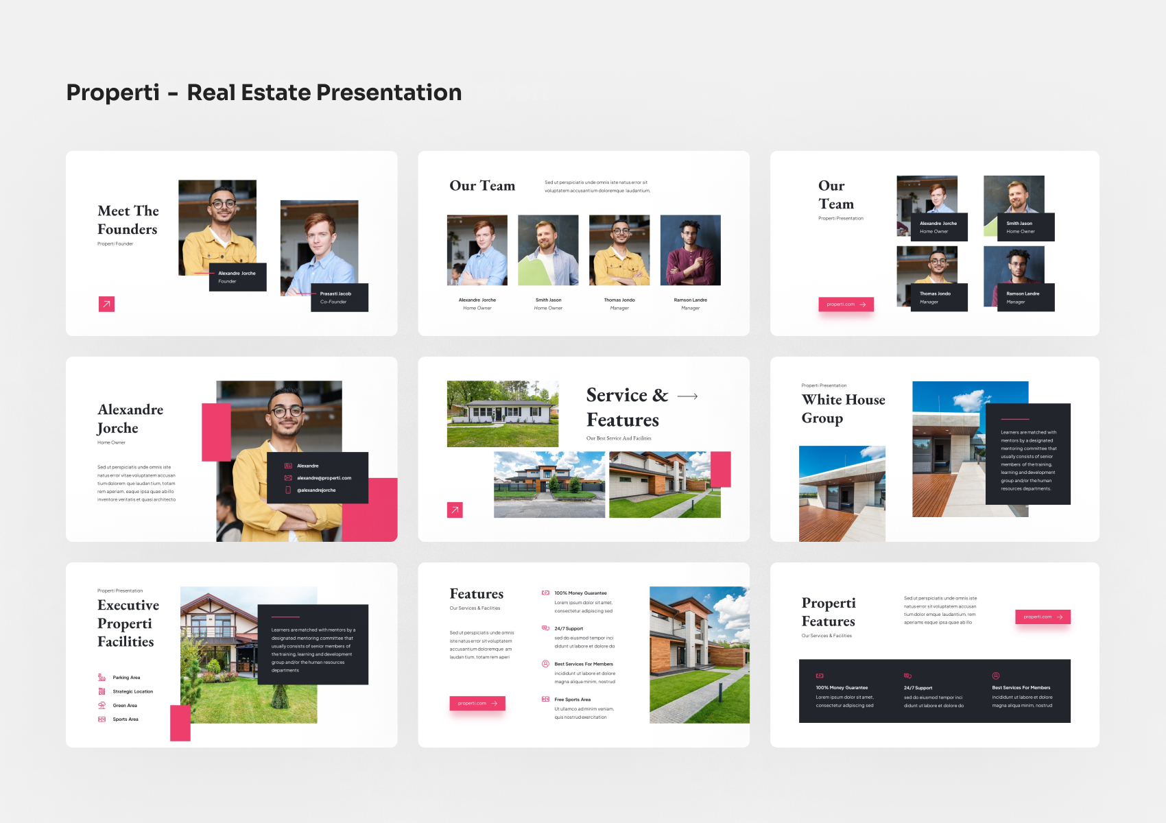 Properti - Real Estate PowerPoint Presentation, Presentation Templates