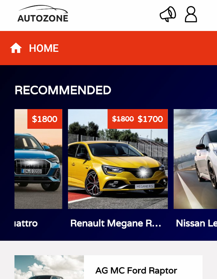 Autozone - Auto Dealer & Listings Mobile App for Android & IOS by TM_Colors