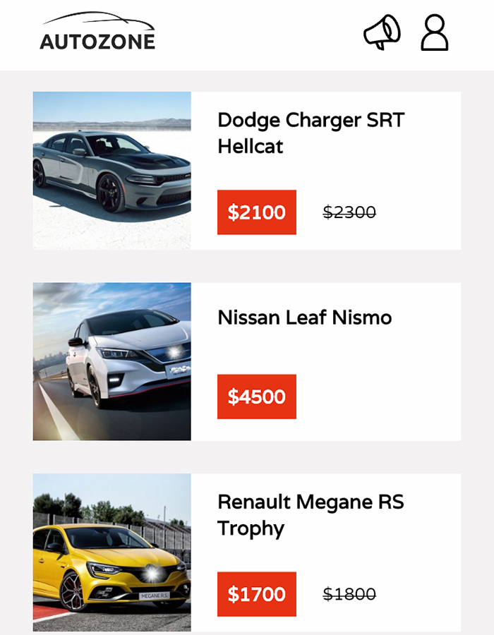 Autozone - Auto Dealer & Listings Mobile App for Android & IOS by TM_Colors
