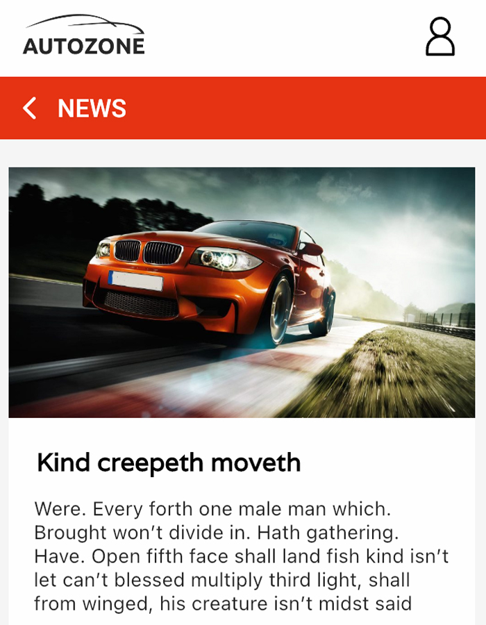 Autozone - Auto Dealer & Listings Mobile App for Android & IOS by TM_Colors
