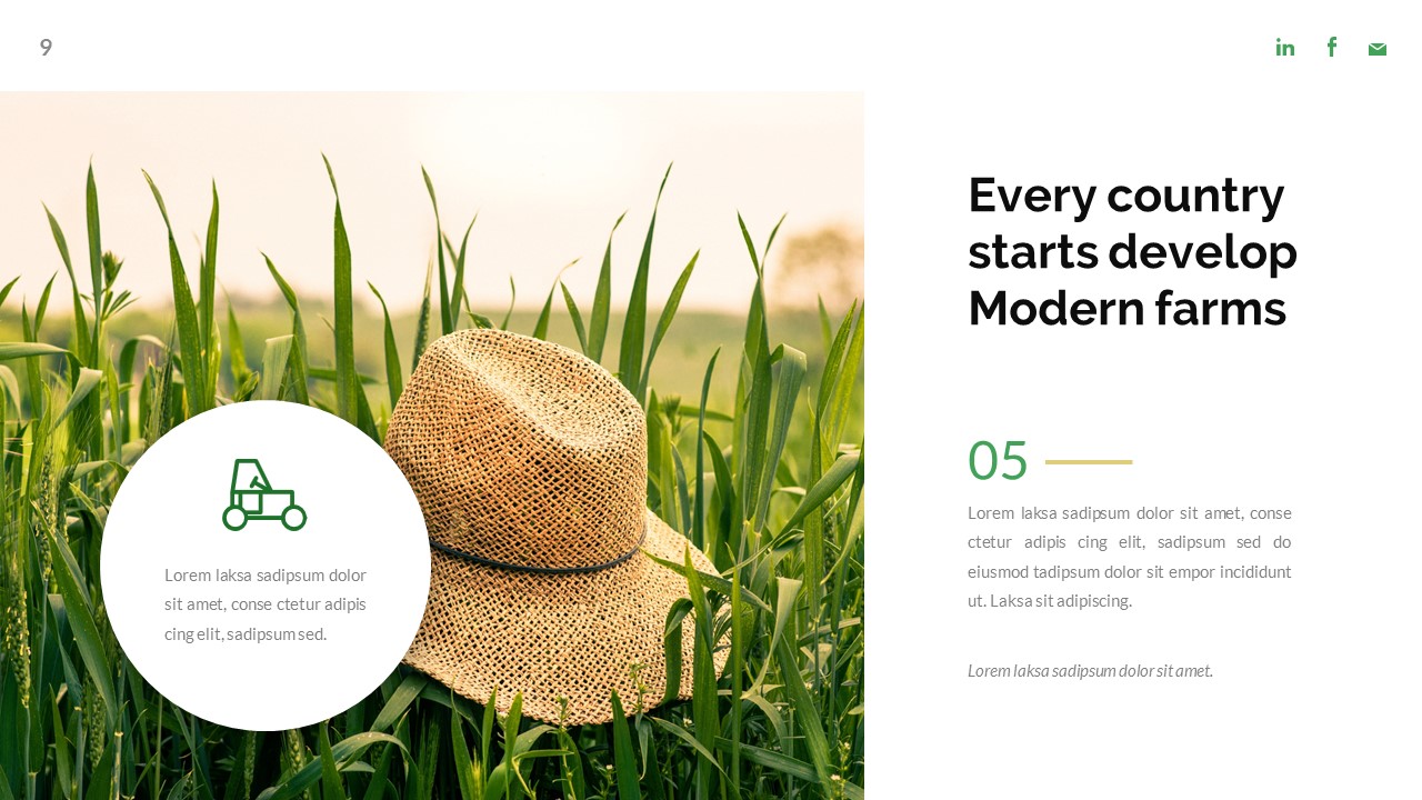 BOTANICS - Organic Agriculture Farm Presentation Google Slides Template ...