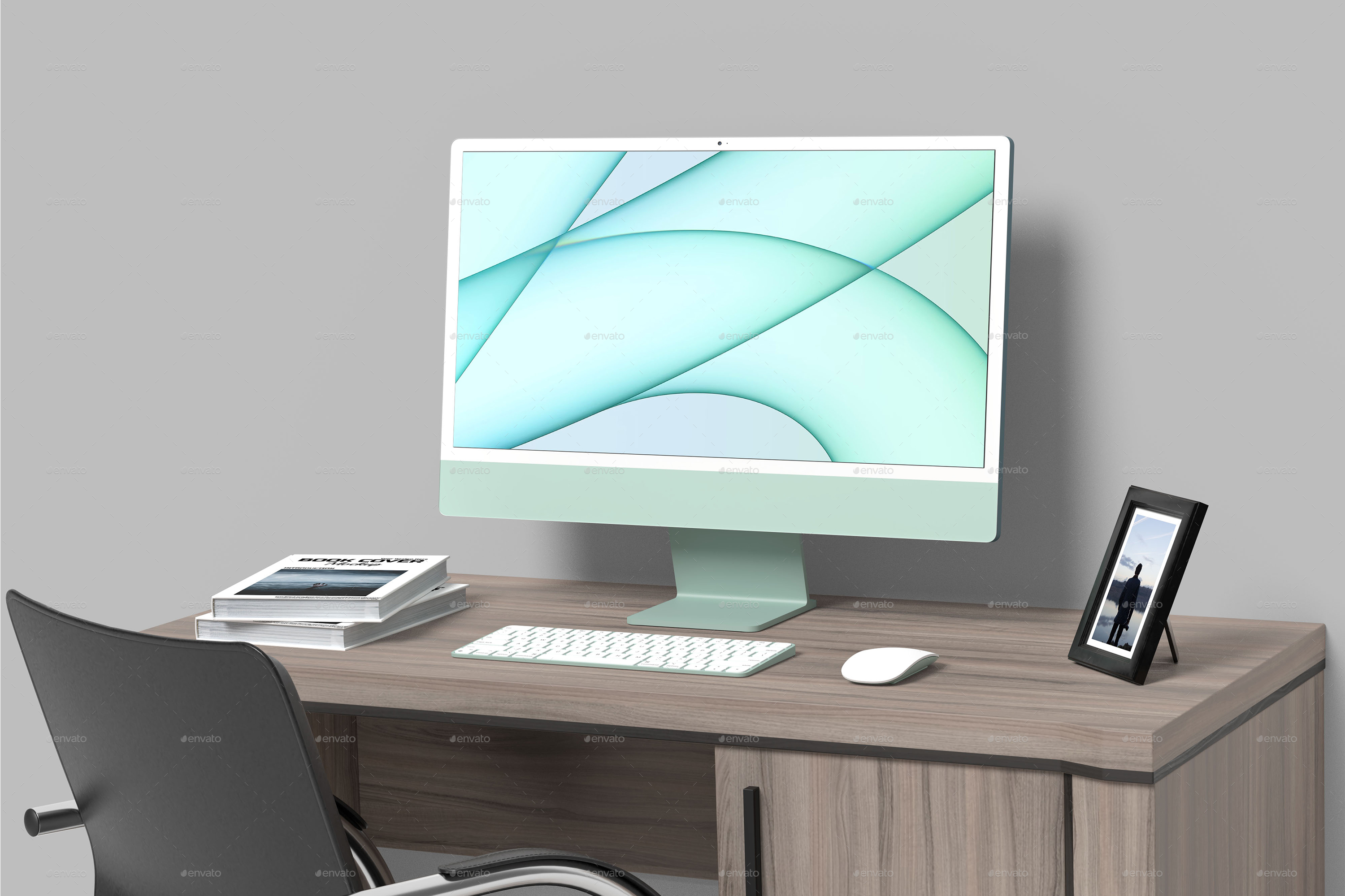 iMac M1 Responsive Mockup, Graphics | GraphicRiver