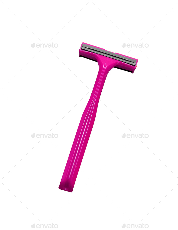 Safety pink razor Stock Photo by ozaiachin | PhotoDune