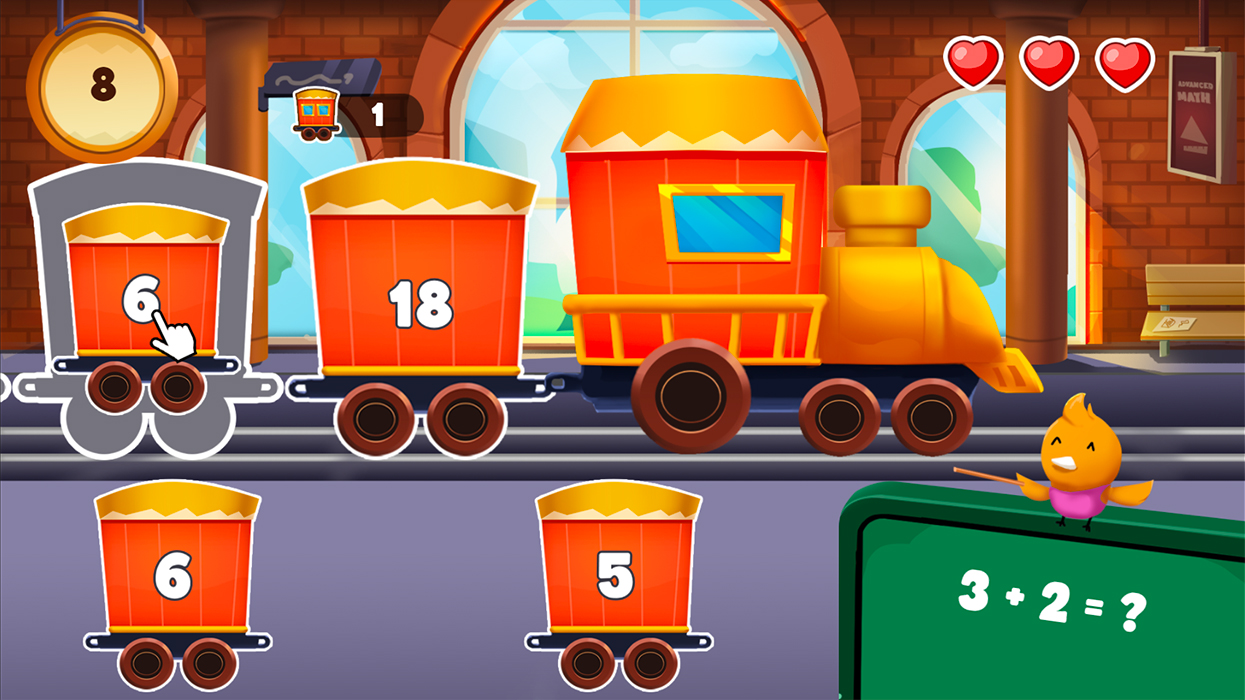 Train Builder - Advanced Math Practice (Construct) Fun Game by mazaplabs