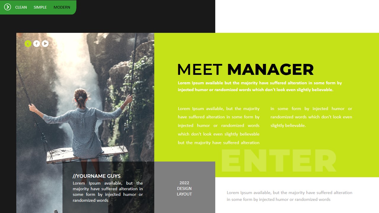 Enter Powerpoint Template, Presentation Templates | GraphicRiver