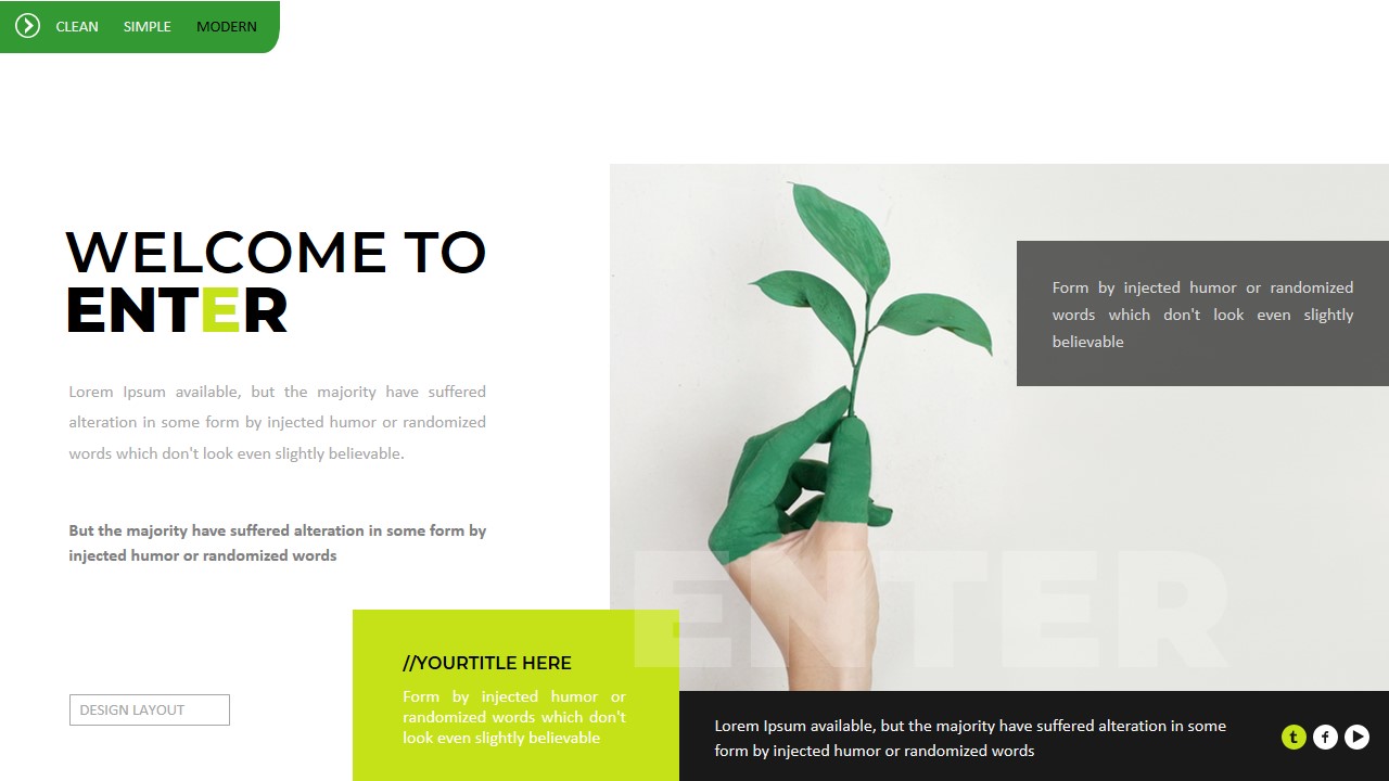 Enter Powerpoint Template, Presentation Templates | GraphicRiver