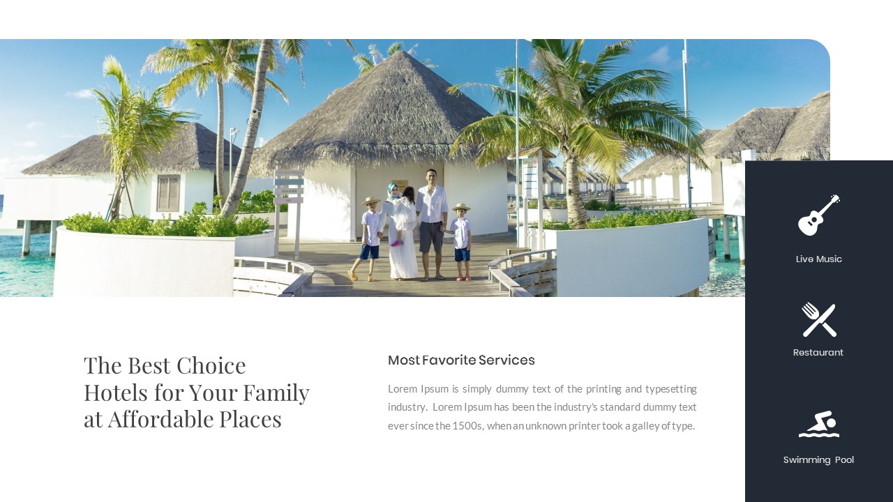 Marigold – Hotel & Resort PowerPoint Template, Presentation Templates