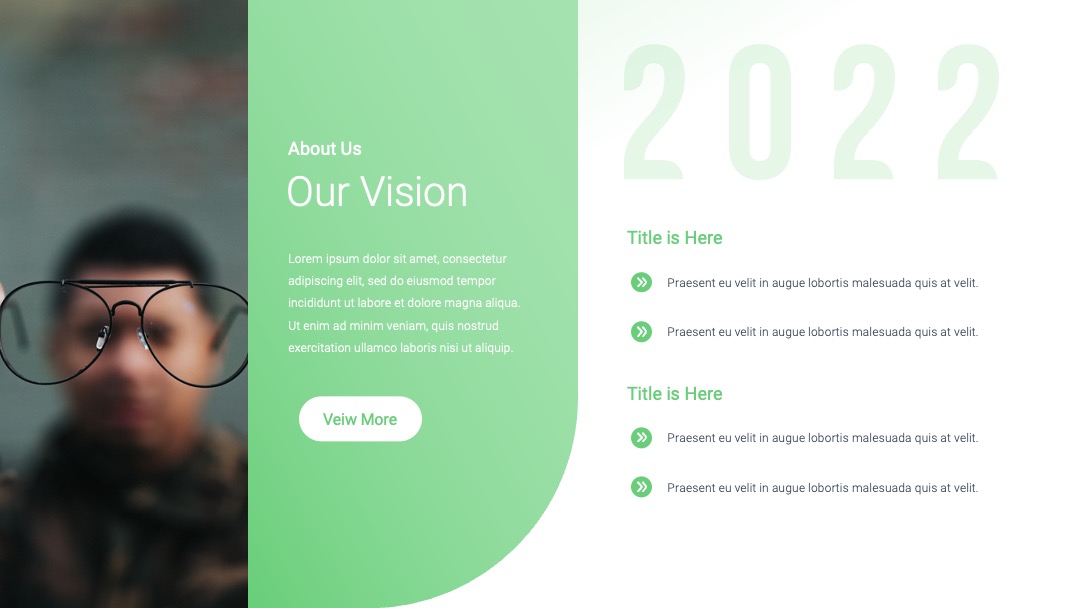 2022 Annual Report PowerPoint Presentation Template, Presentation Templates