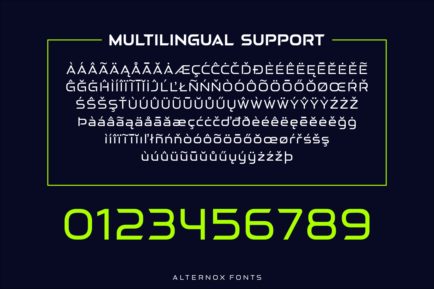 ALTERNOX, Fonts | GraphicRiver