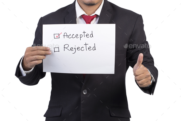 businessman giving a thumbs up gesture of approval and accepted choose ...