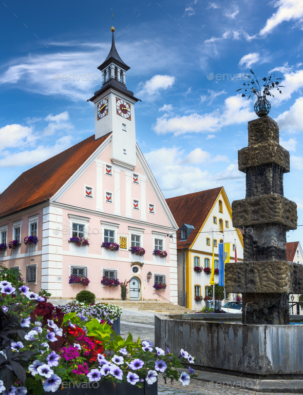 Historic town hall of Greding Stock Photo by manfredxy | PhotoDune