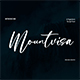 Mountvisa Script Font, Fonts | GraphicRiver