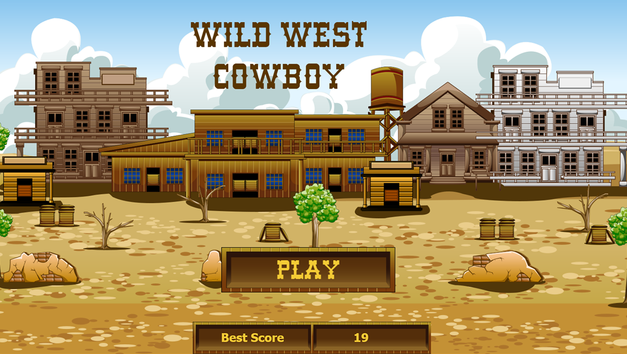 Wild West Cowboy Construct 3 HTML5 Game by Sparximer | CodeCanyon