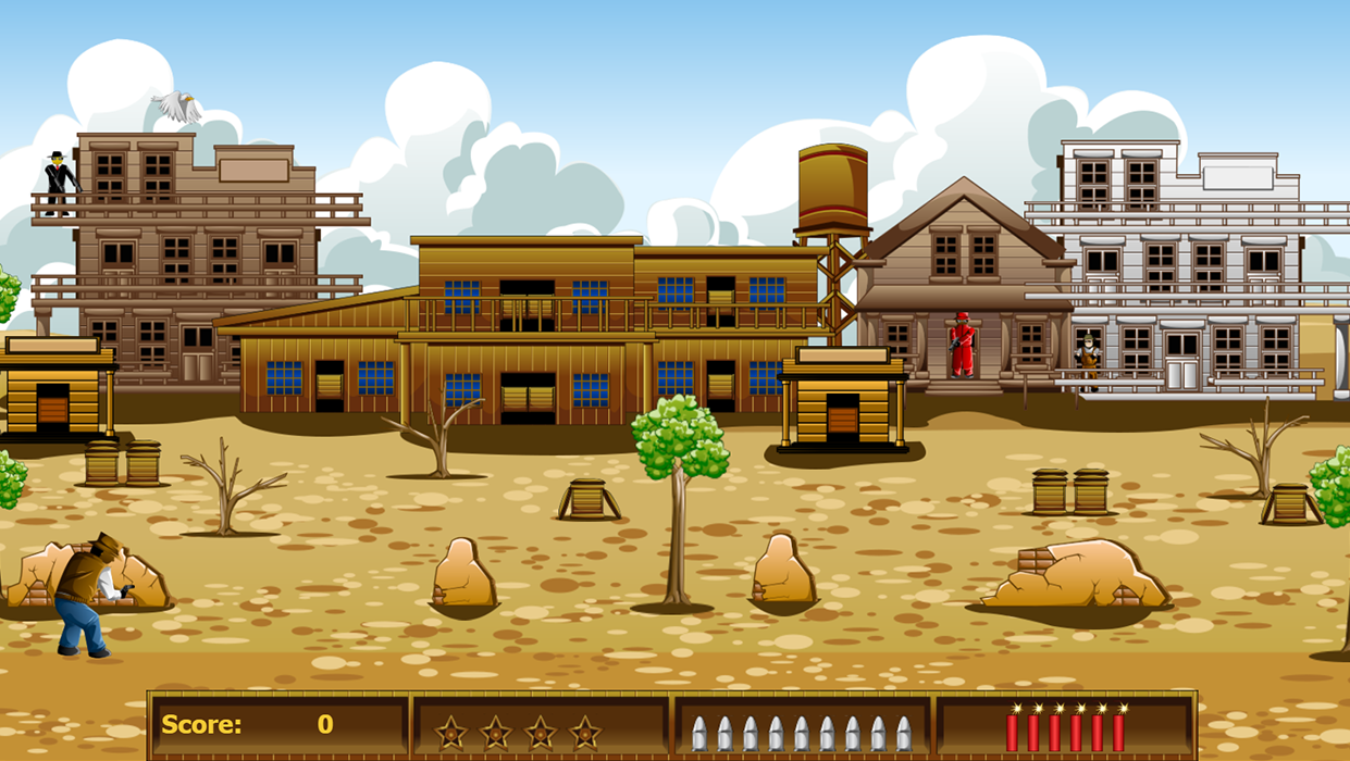 Wild West Cowboy Construct 3 HTML5 Game by Sparximer | CodeCanyon