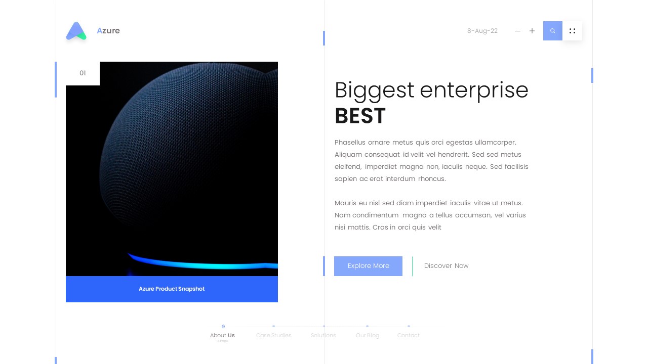Azure - Business PowerPoint Template, Presentation Templates | GraphicRiver