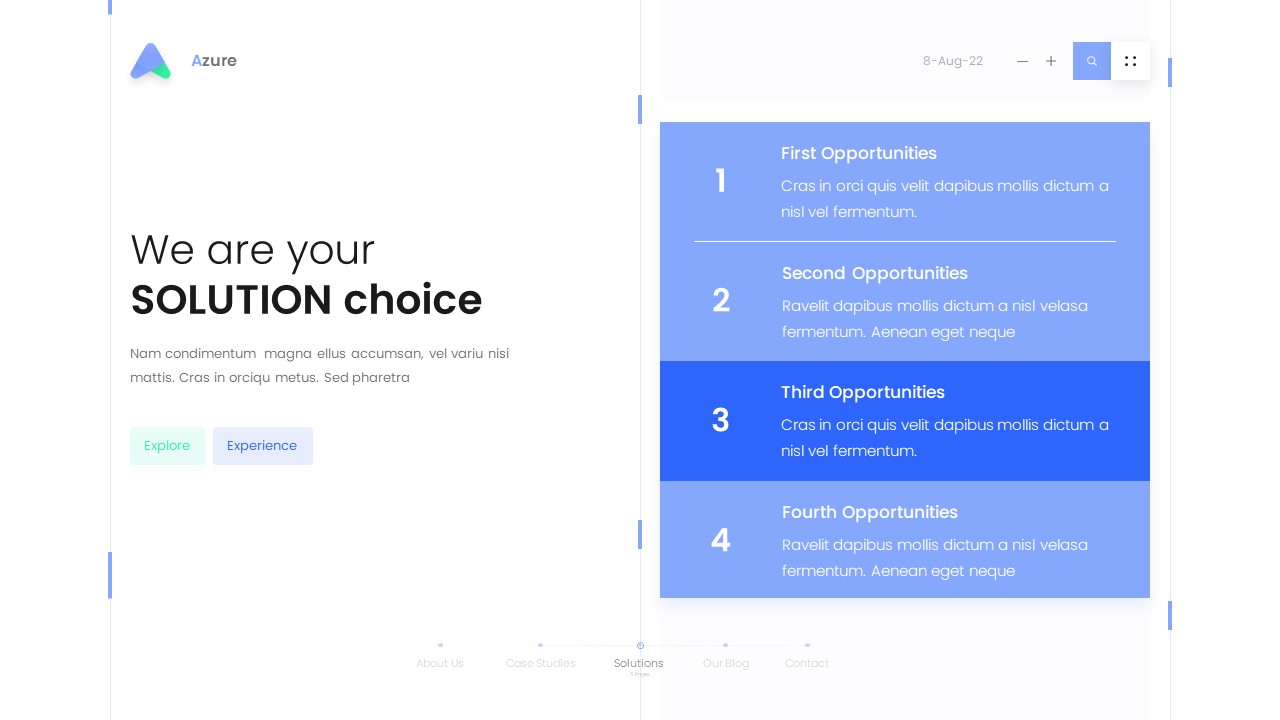 Azure - Business Google Slides Template, Presentation Templates ...