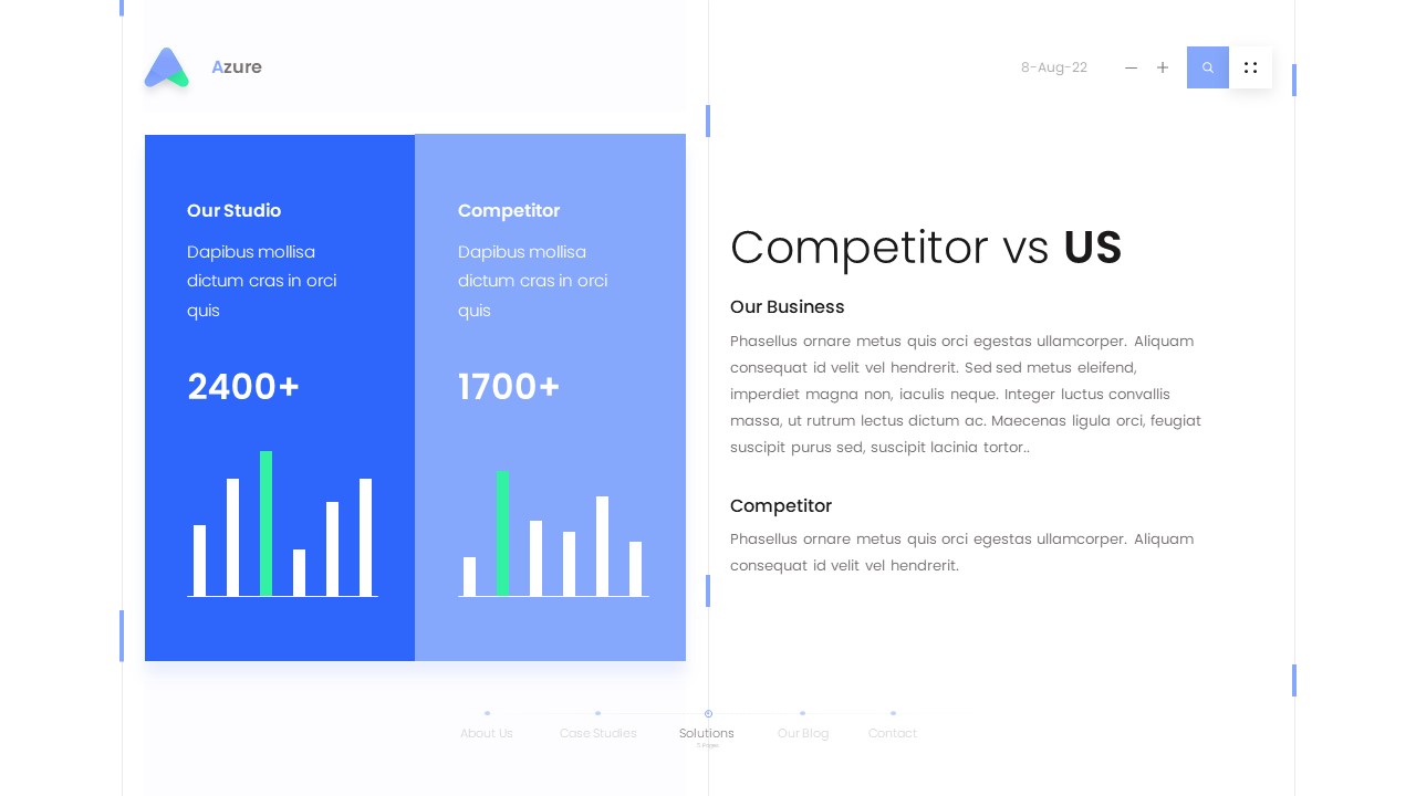 Azure - Business Google Slides Template, Presentation Templates ...