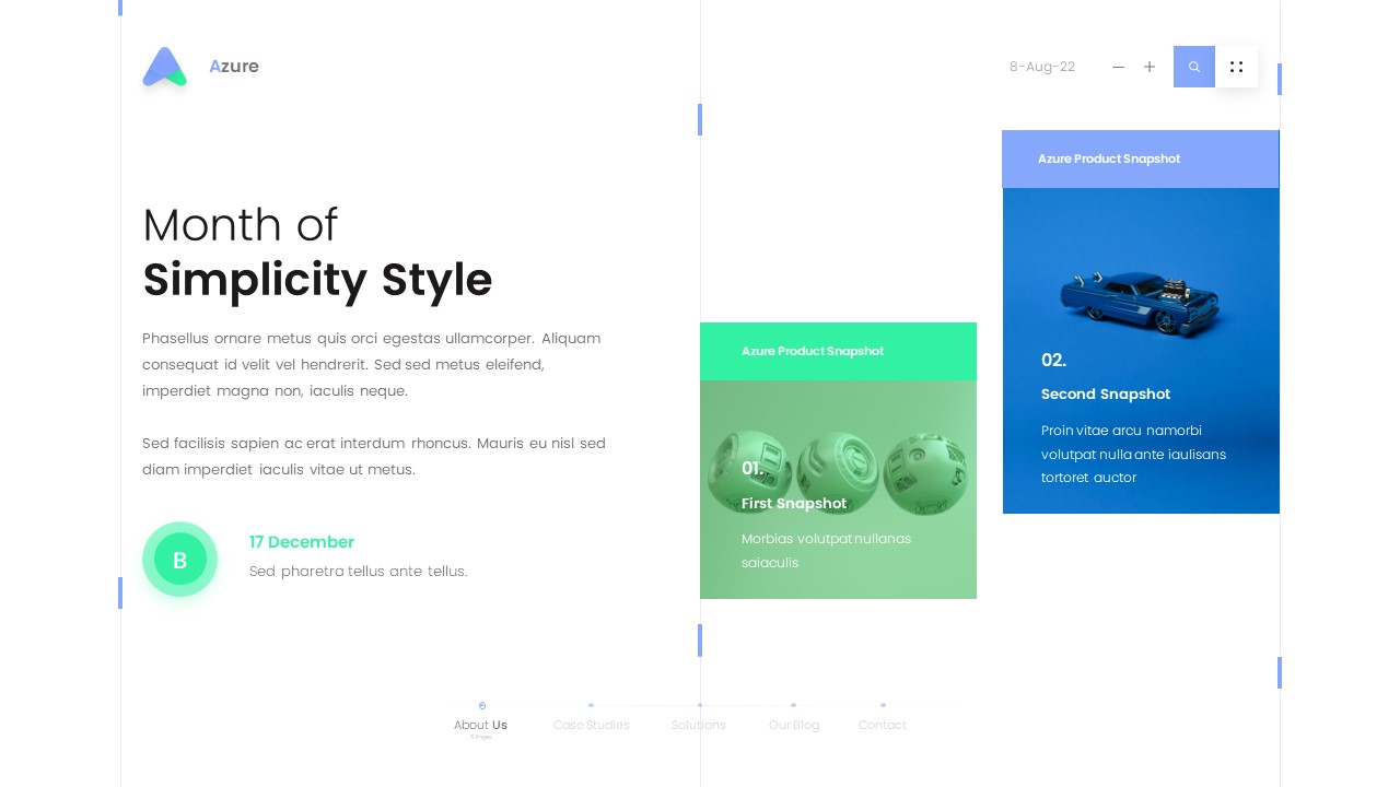 Azure - Business Google Slides Template, Presentation Templates ...