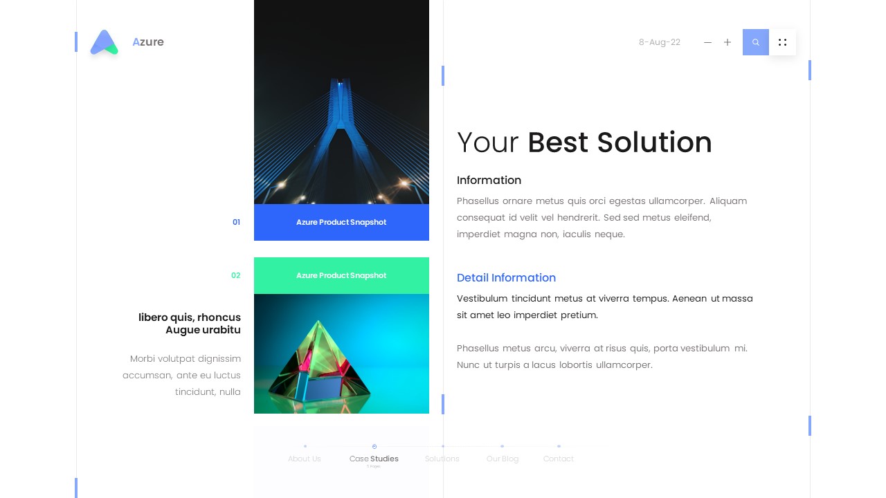 Azure - Business Google Slides Template, Presentation Templates ...