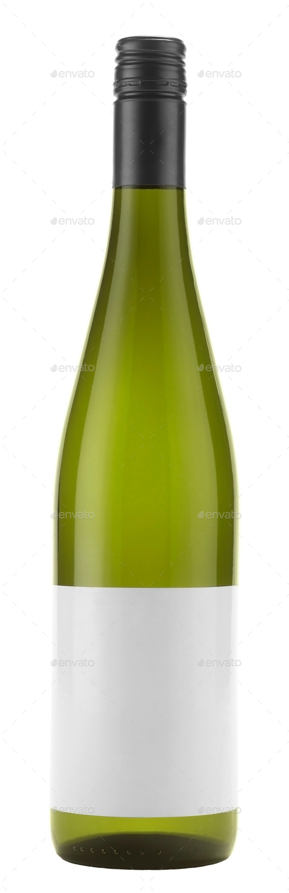 Green bottle wine or champagne Stock Photo by ozaiachin | PhotoDune