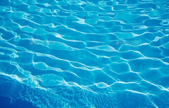Blue Swimming Pool Water Stock Photo by duallogic | PhotoDune