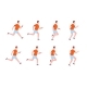 Running Man Sequence, Vectors | GraphicRiver