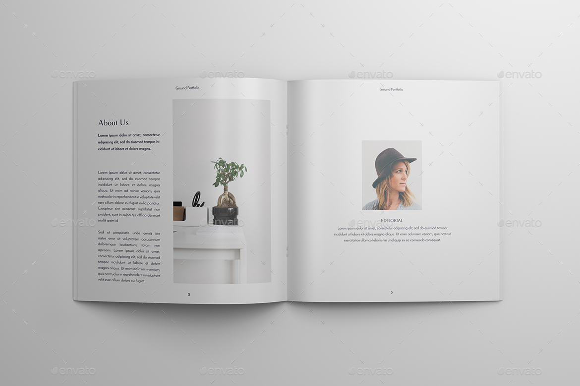 Square Magazine Template, Print Templates | GraphicRiver