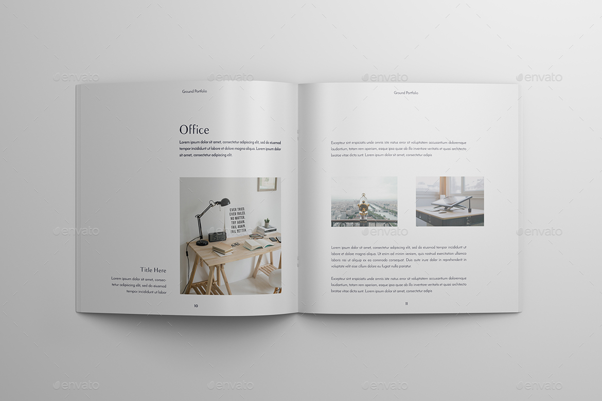 Square Magazine Template, Print Templates | GraphicRiver