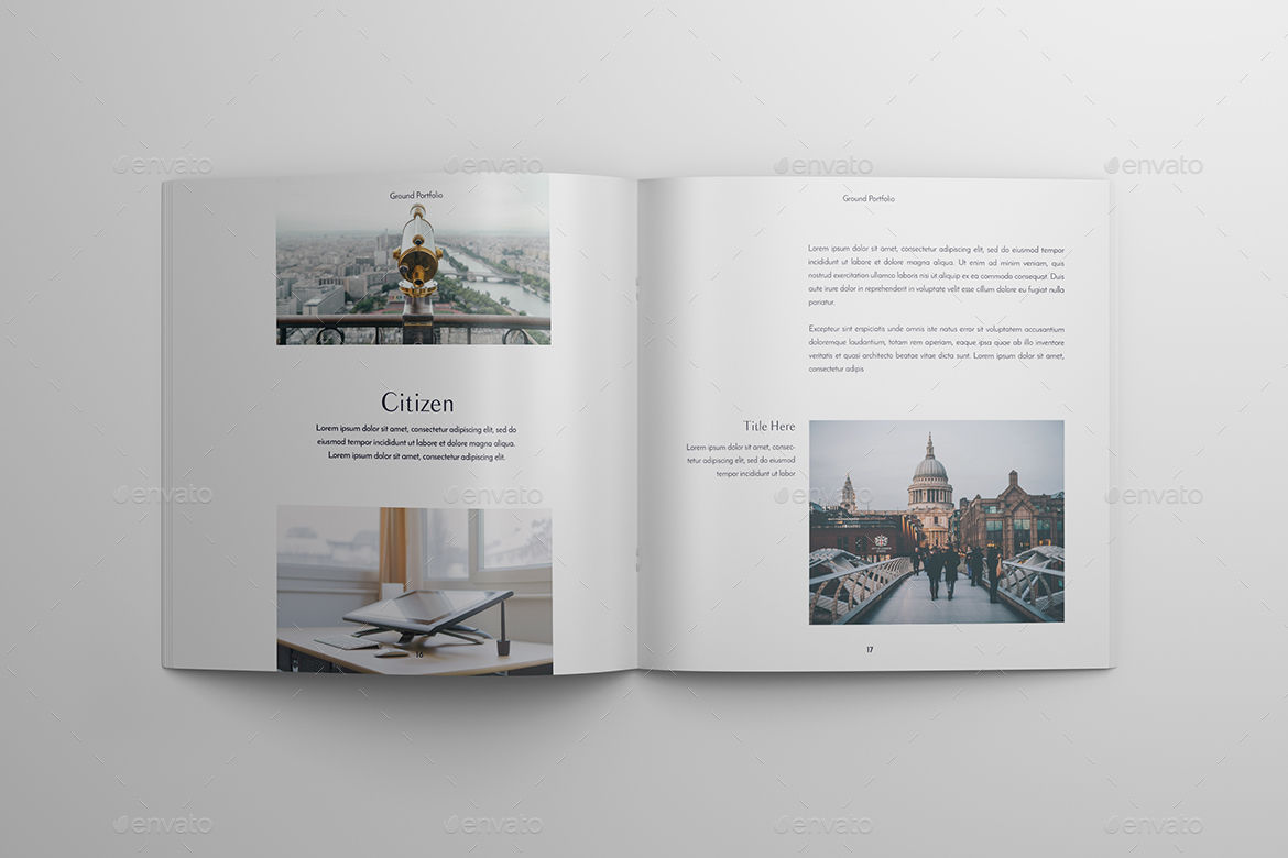 Square Magazine Template, Print Templates | GraphicRiver