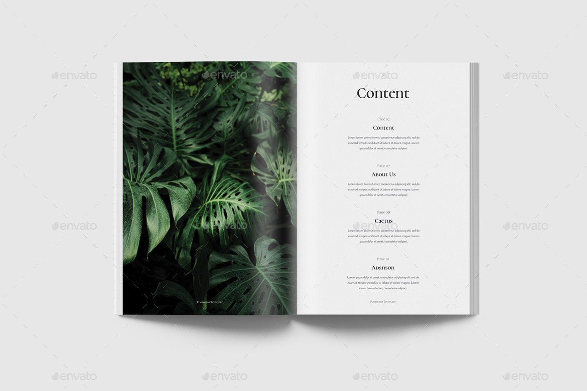 Portfolio Magazine Template, Print Templates | GraphicRiver