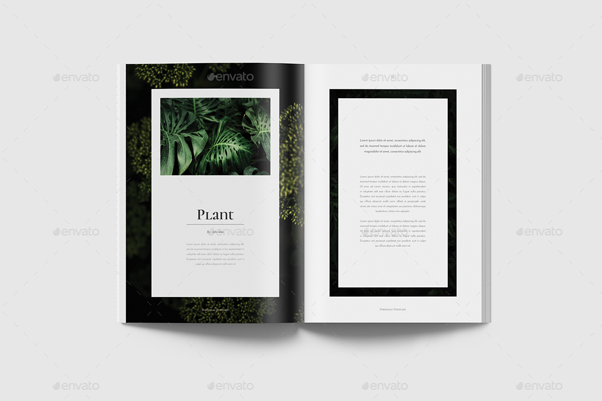 Portfolio Magazine Template, Print Templates | GraphicRiver