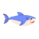 Blue Shark Icon, Vectors | GraphicRiver