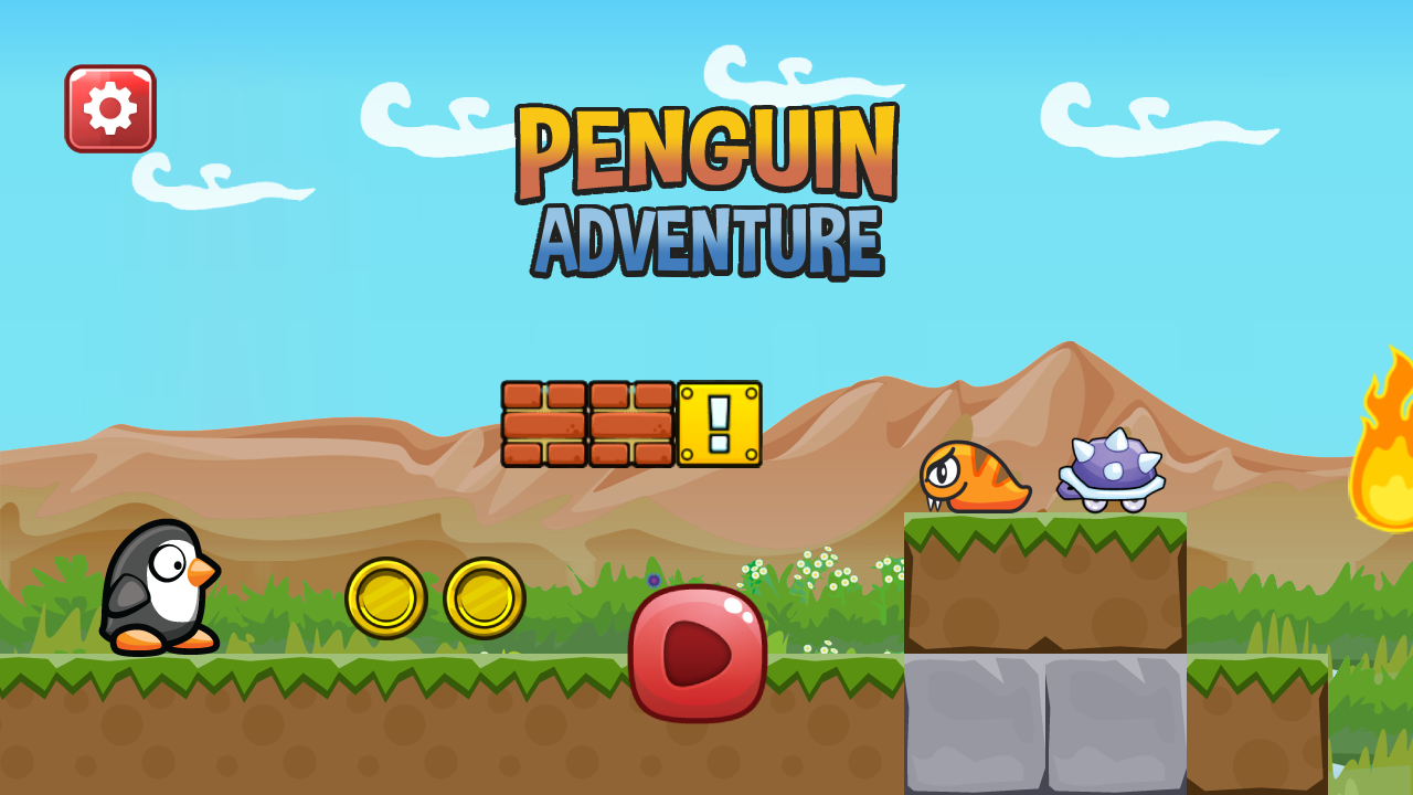 Penguin Adventure - Platformer Game Android Studio Project with AdMob ...
